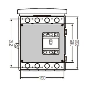 WB-11DM (未来工業)｜ウオルボックス 屋根一体型(ヨコ型)｜ウオルボックス｜電材堂【公式】