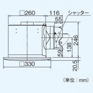 FY-27SK7 (パナソニック)｜パナソニック製｜換気扇｜電材堂【公式】