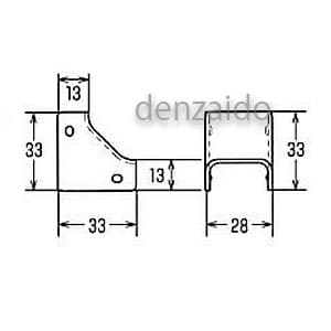 Y012 (外山電気)｜後付けインターナルエルボ｜モール・ダクト｜電材堂【公式】