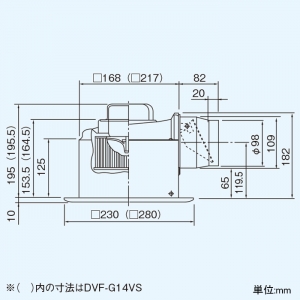 DVF-G14VS (日本キヤリア(東芝))｜東芝製｜換気扇｜電材堂【公式】