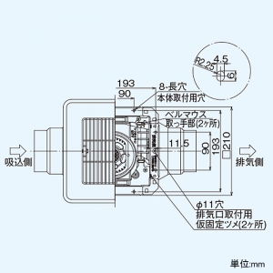 DVP-T10L (日本キヤリア(東芝))｜東芝製｜換気扇｜電材堂【公式】